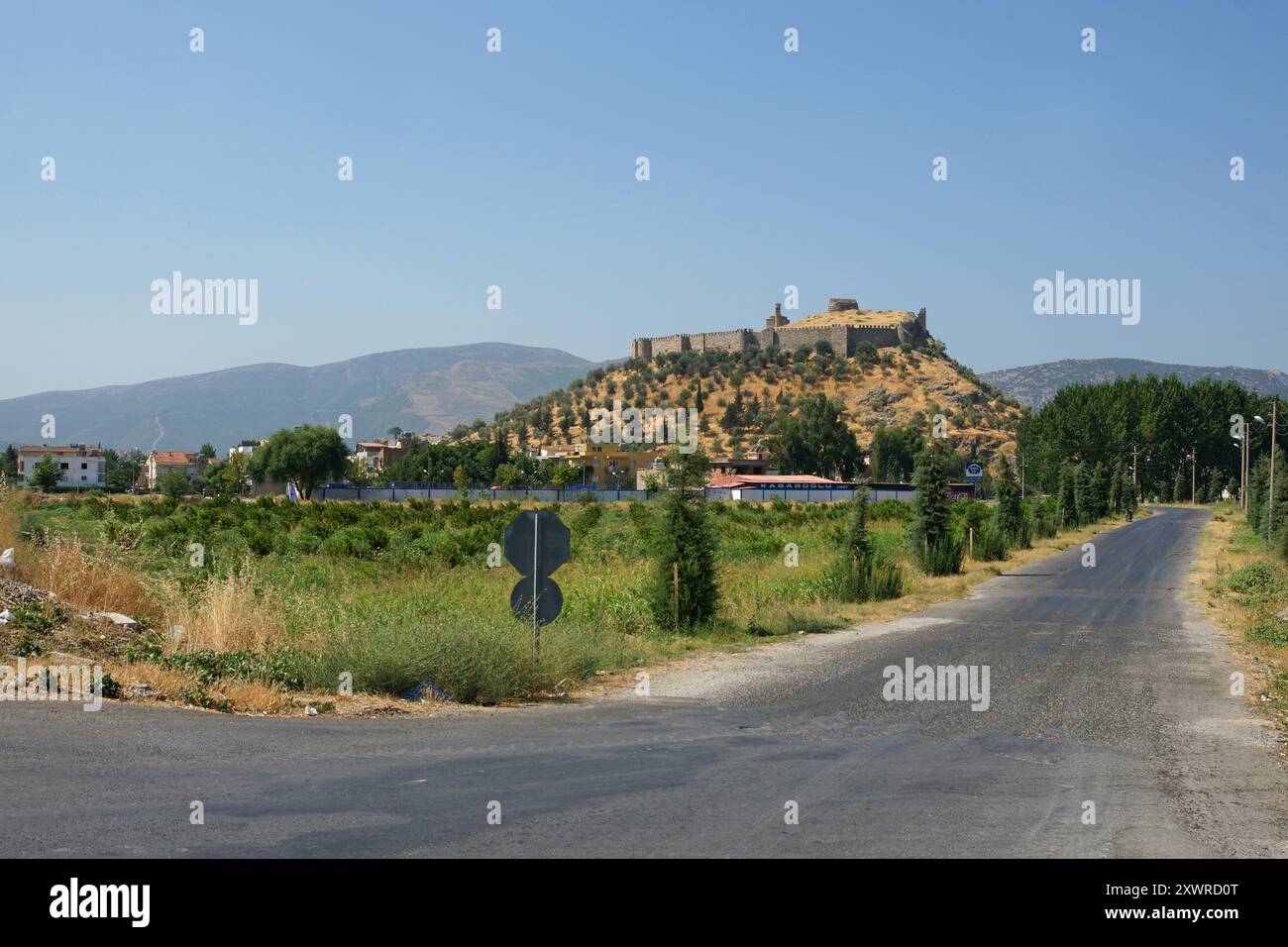 Selcuk Castle, located in Izmir, Turkey, was built by the Byzantines ...