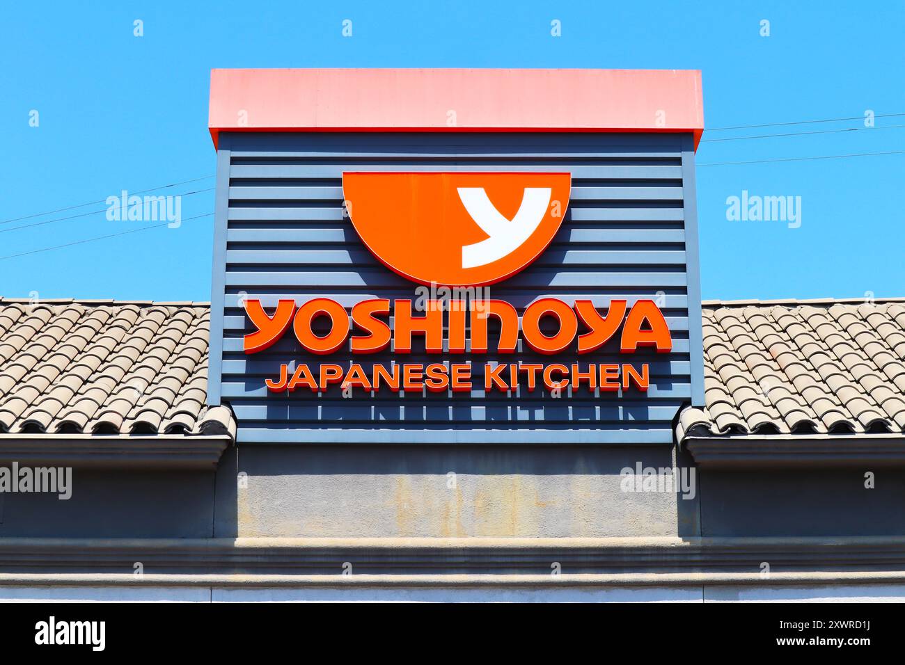 YOSHINOYA Japanese Kitchen Fast Food Restaurant Stock Photo - Alamy