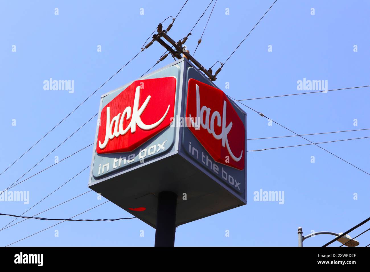 Jack in the box restaurant menu hi-res stock photography and images - Alamy