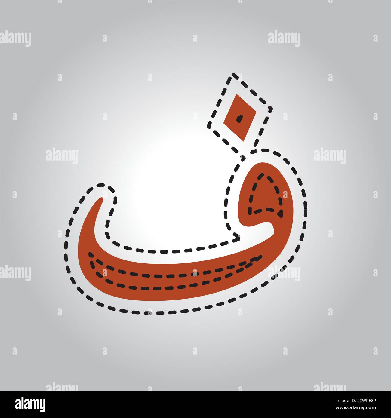 Arabic Calligraphy Alphabet letters or Stylized Riqa font style ...