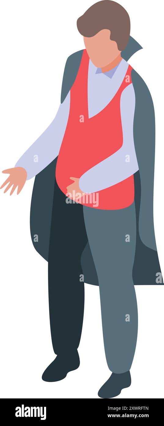 Performance artist stage art art traditional costume Stock Vector ...