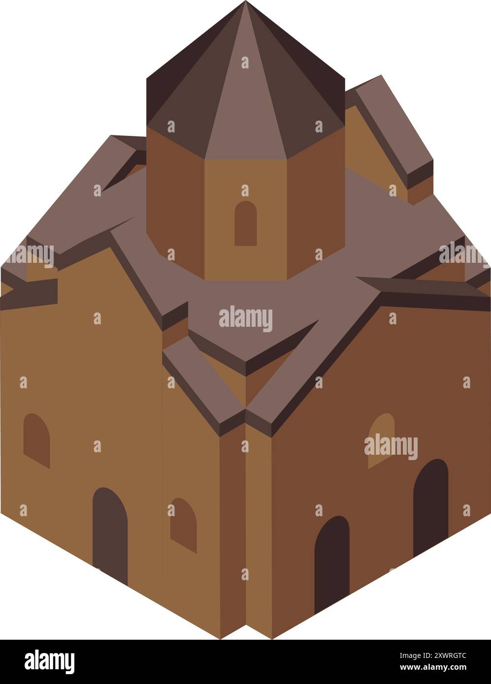 Ancient stone orthodox church Cut Out Stock Images & Pictures - Alamy