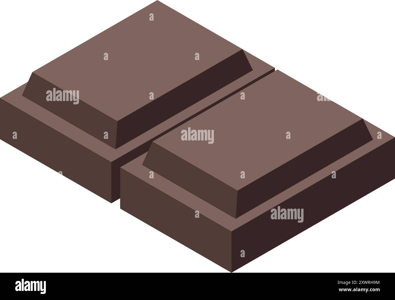 Slabs of chocolate Stock Vector Images - Alamy