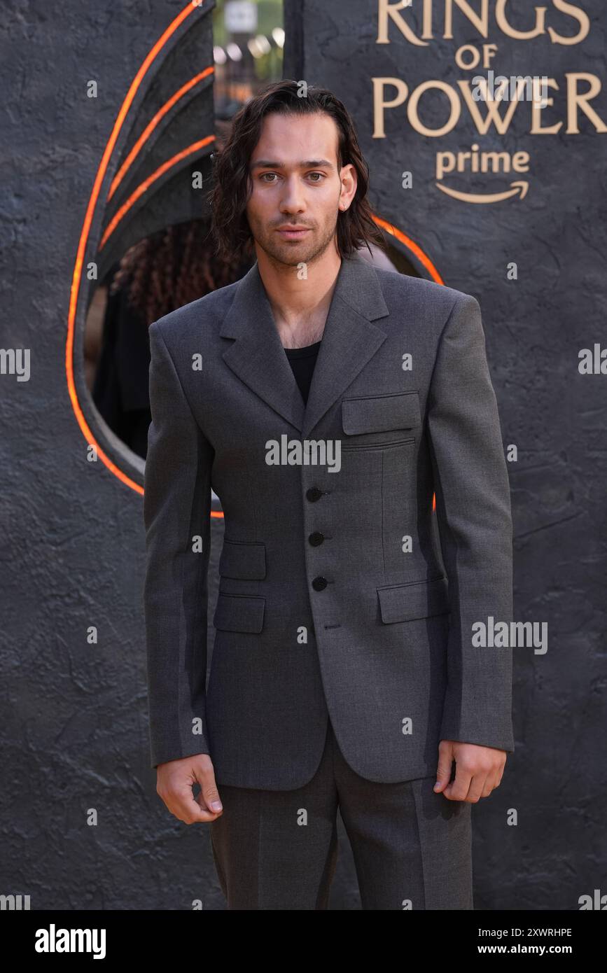 Maxim Baldry arriving at the World premiere for Season Two of The Lord ...