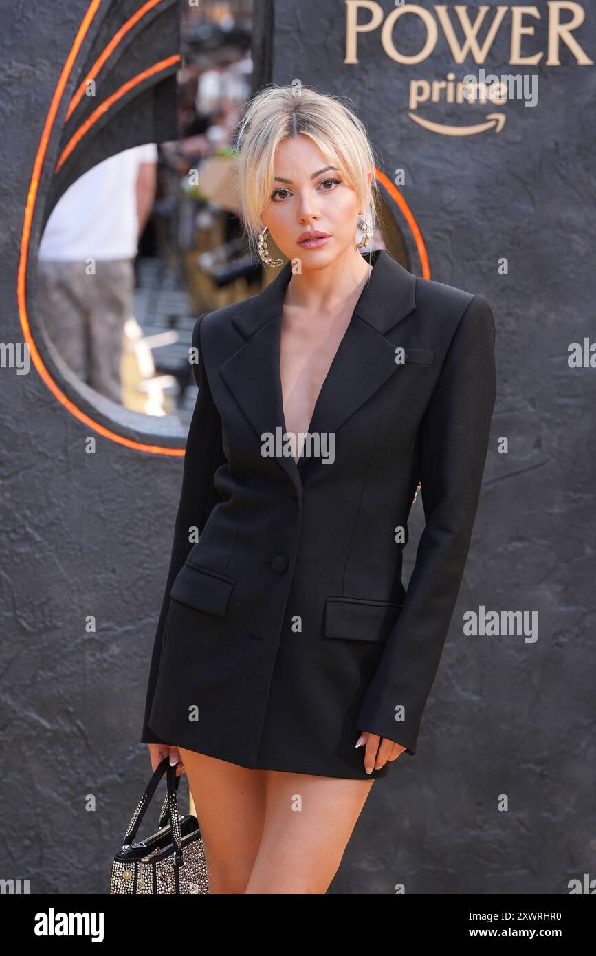 Lola Tash arriving at the World premiere for Season Two of The Lord of ...