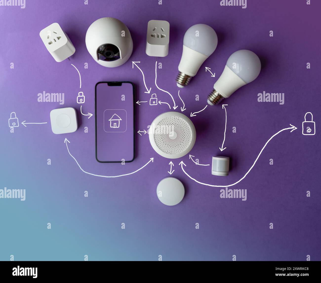 Smart home automation system hi-res stock photography and images - Alamy