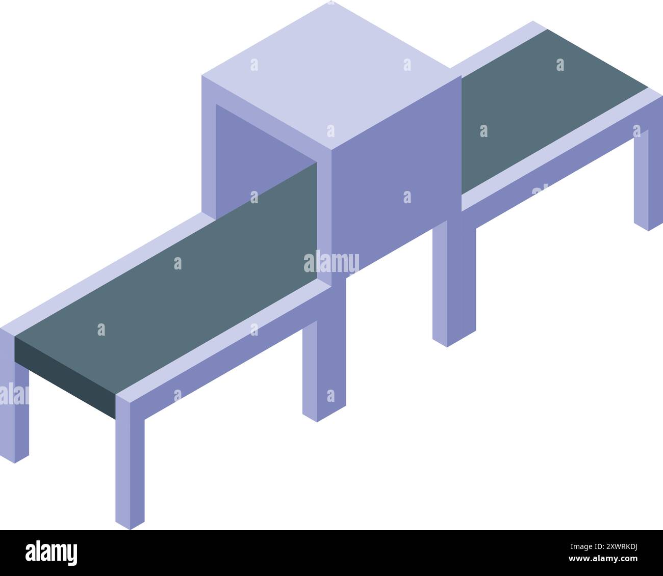 Conveyor belt transporting products from production line in factory ... Conveyor belt transporting products from production line in factory ...