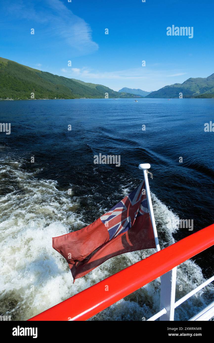 Explore on the boat tour at Loch Lomond, Scotland Stock Photo - Alamy