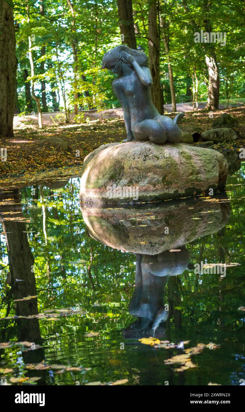 Mermaid statue in park in hi-res stock photography and images - Alamy