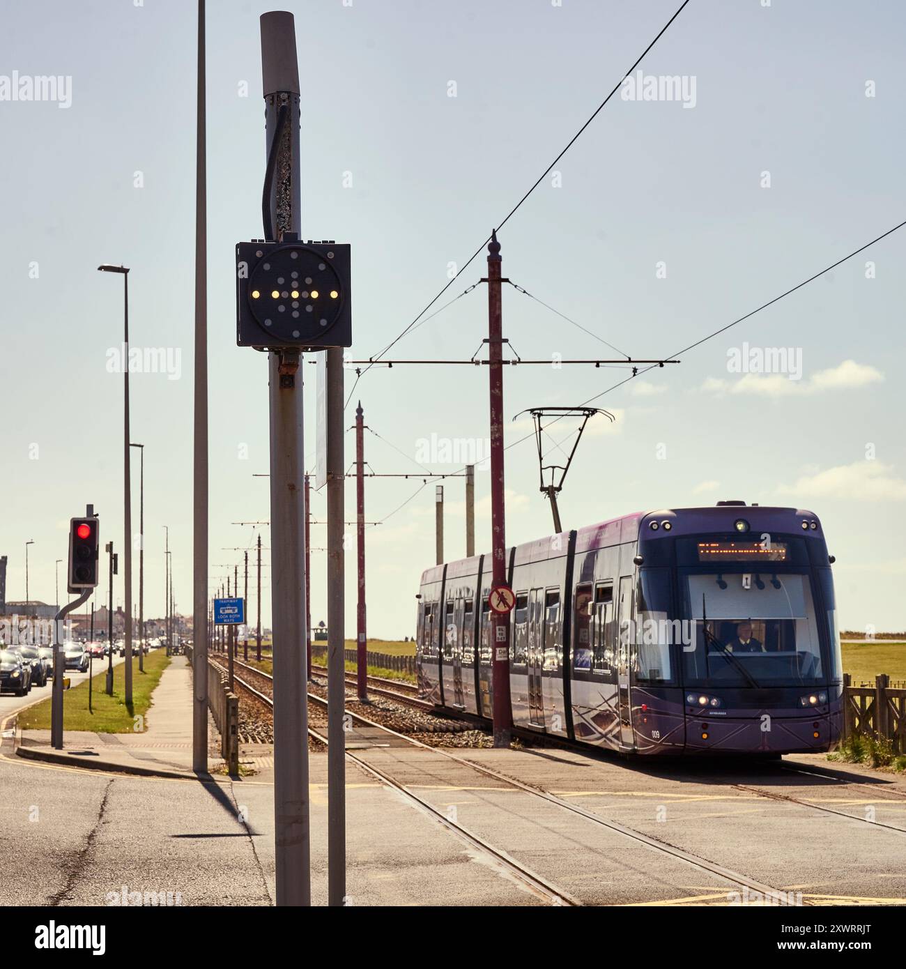Main road tram tracks hi-res stock photography and images - Alamy