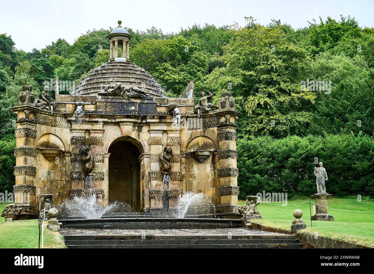 Cascade House at Chatsworth House Stock Photo - Alamy
