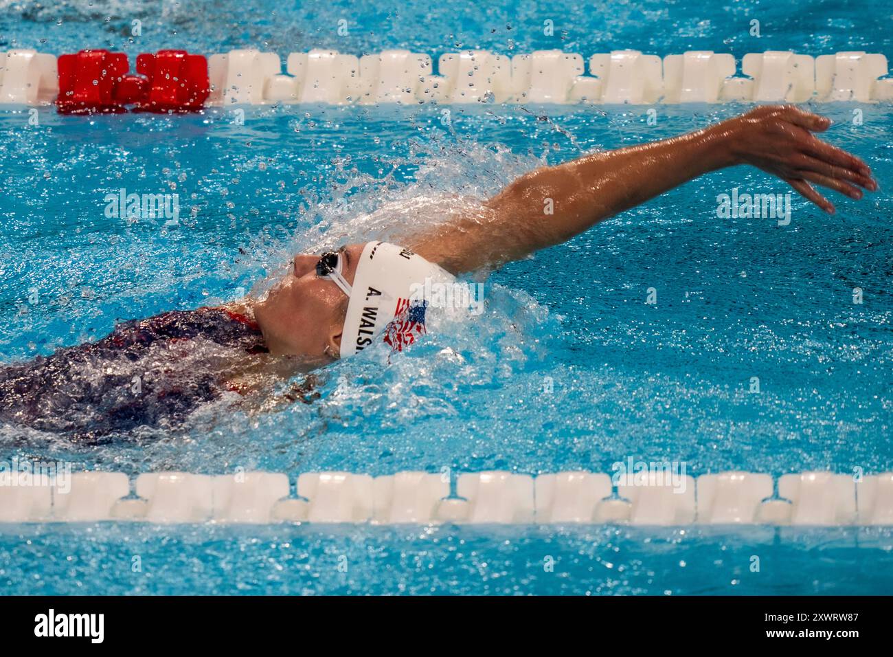 Alexandra Walsh (USA) competing in the Women's 200 metre individual ...