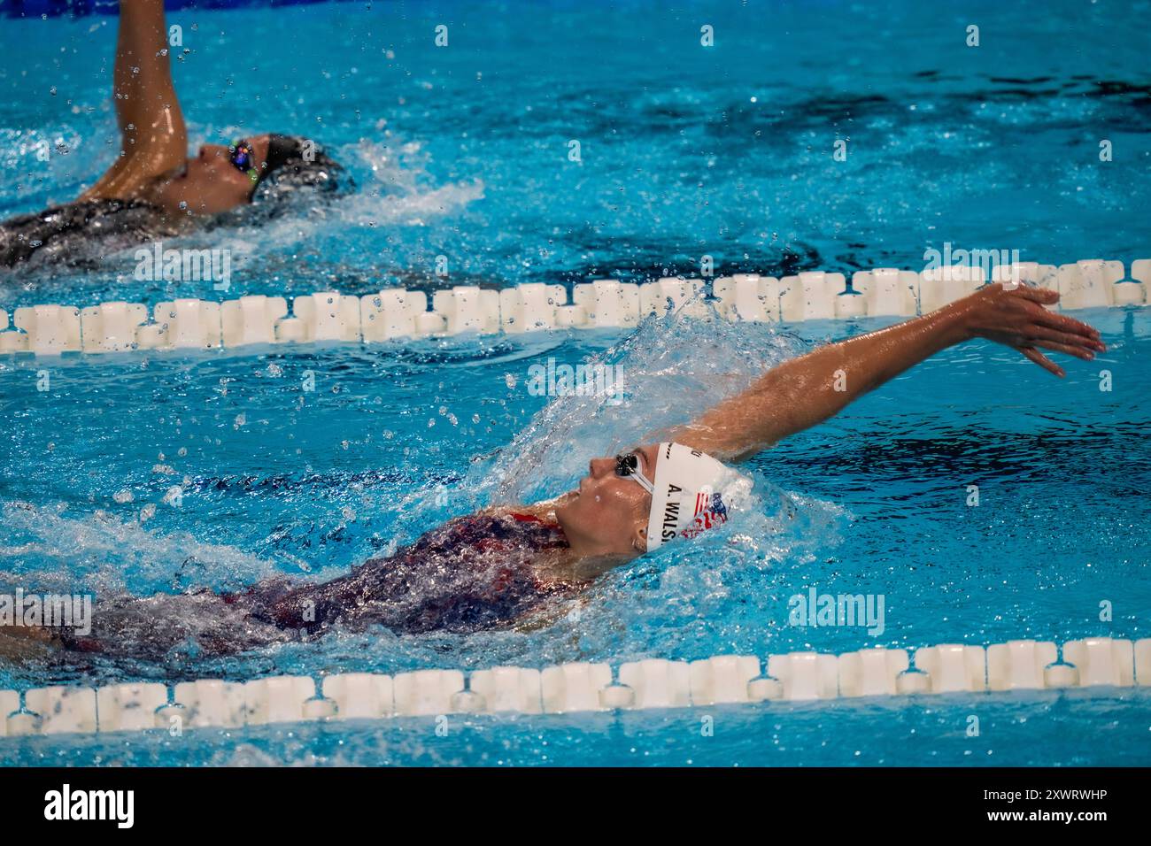 Alexandra Walsh (USA) competing in the Women's 200 metre individual ...