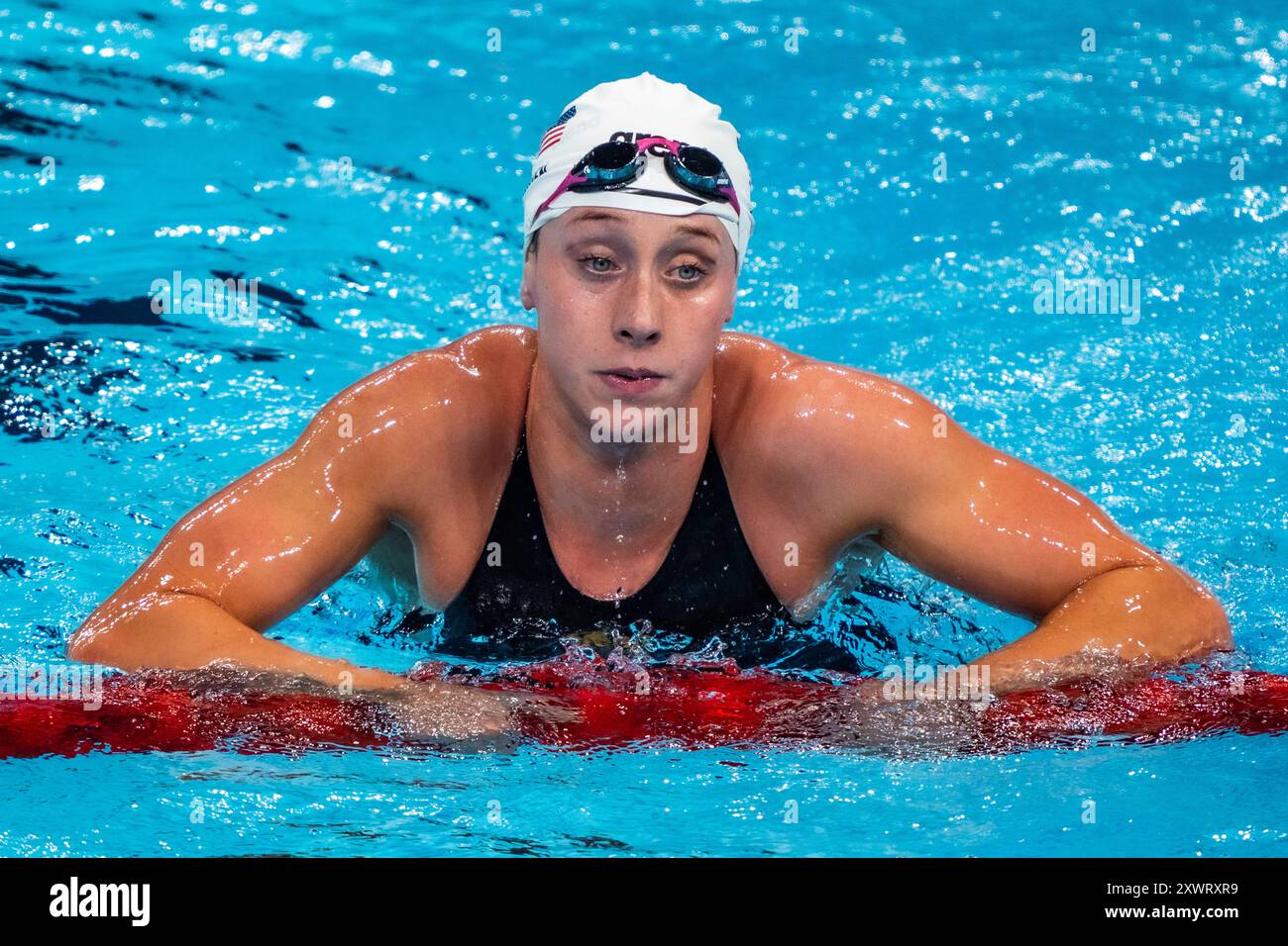 Paige Madden (USA) competing in the Women's 800 metre freestyle heat at ...