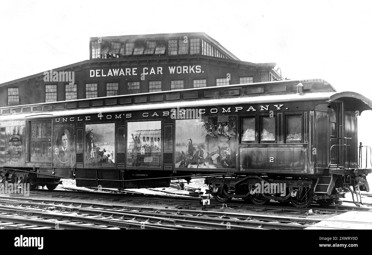 A railroad car to be used by a touring company of Uncle Tom's Cabin is ...