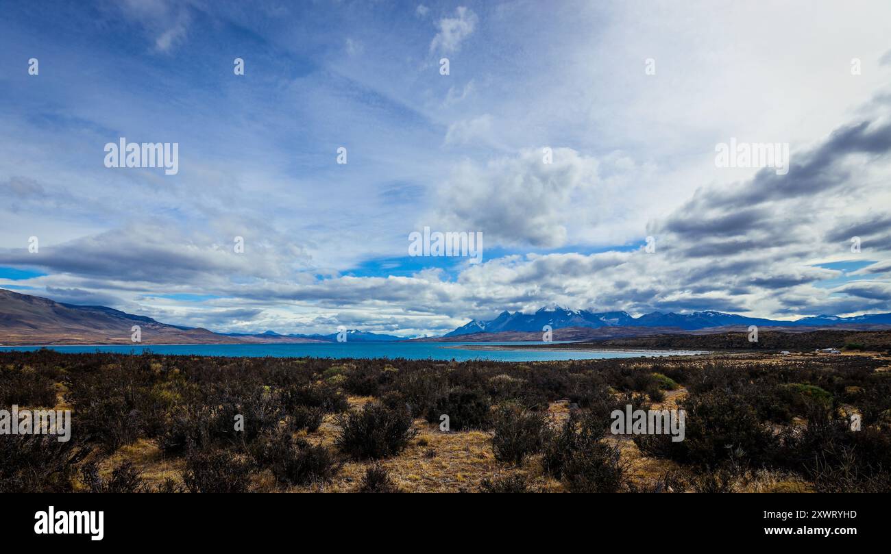 Amazing View to the Landscapes of the Torres Del Paine National Park ...