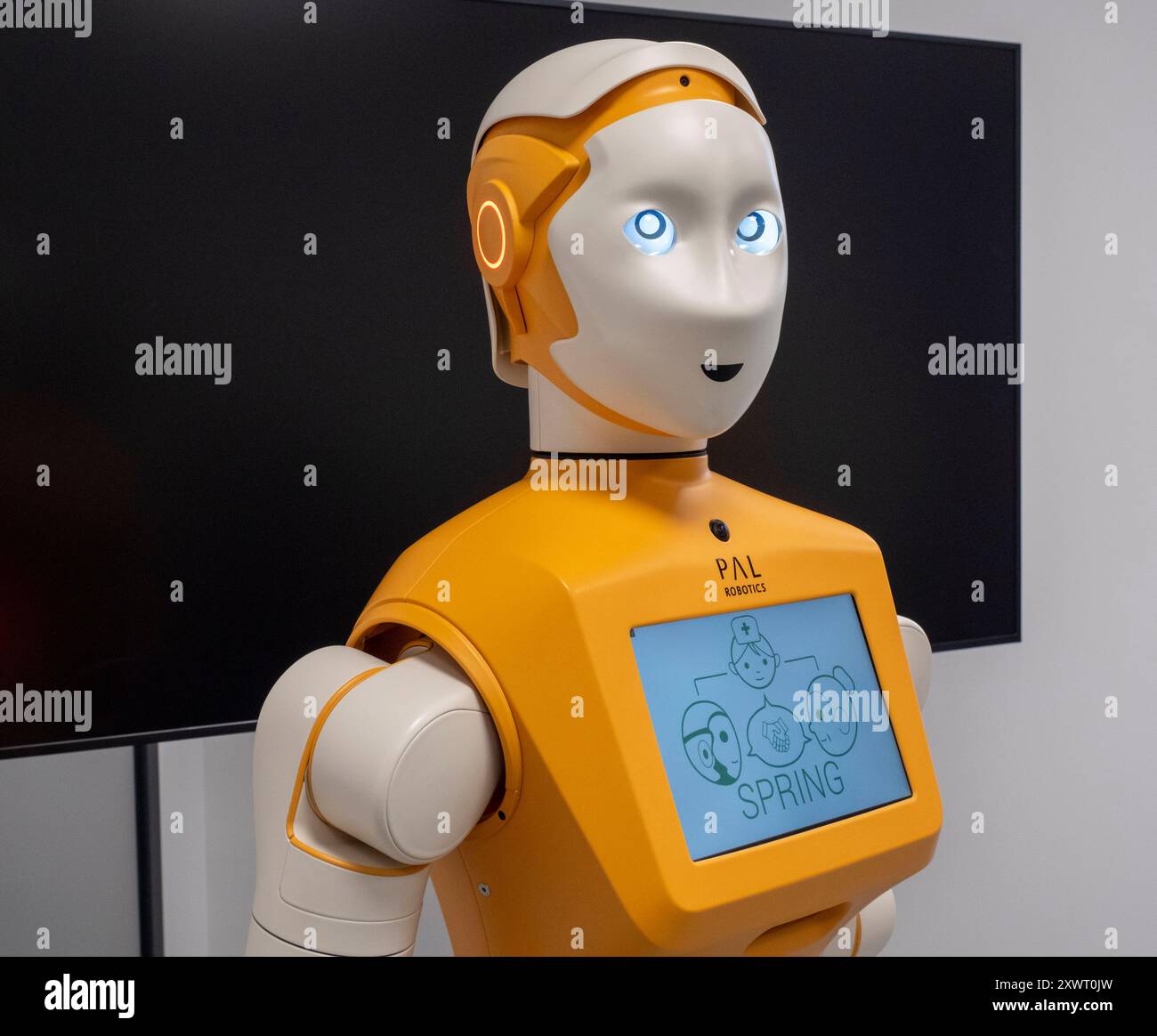 February 9th 2024. Spring demo robot at the National Robotarium, Heriot ...