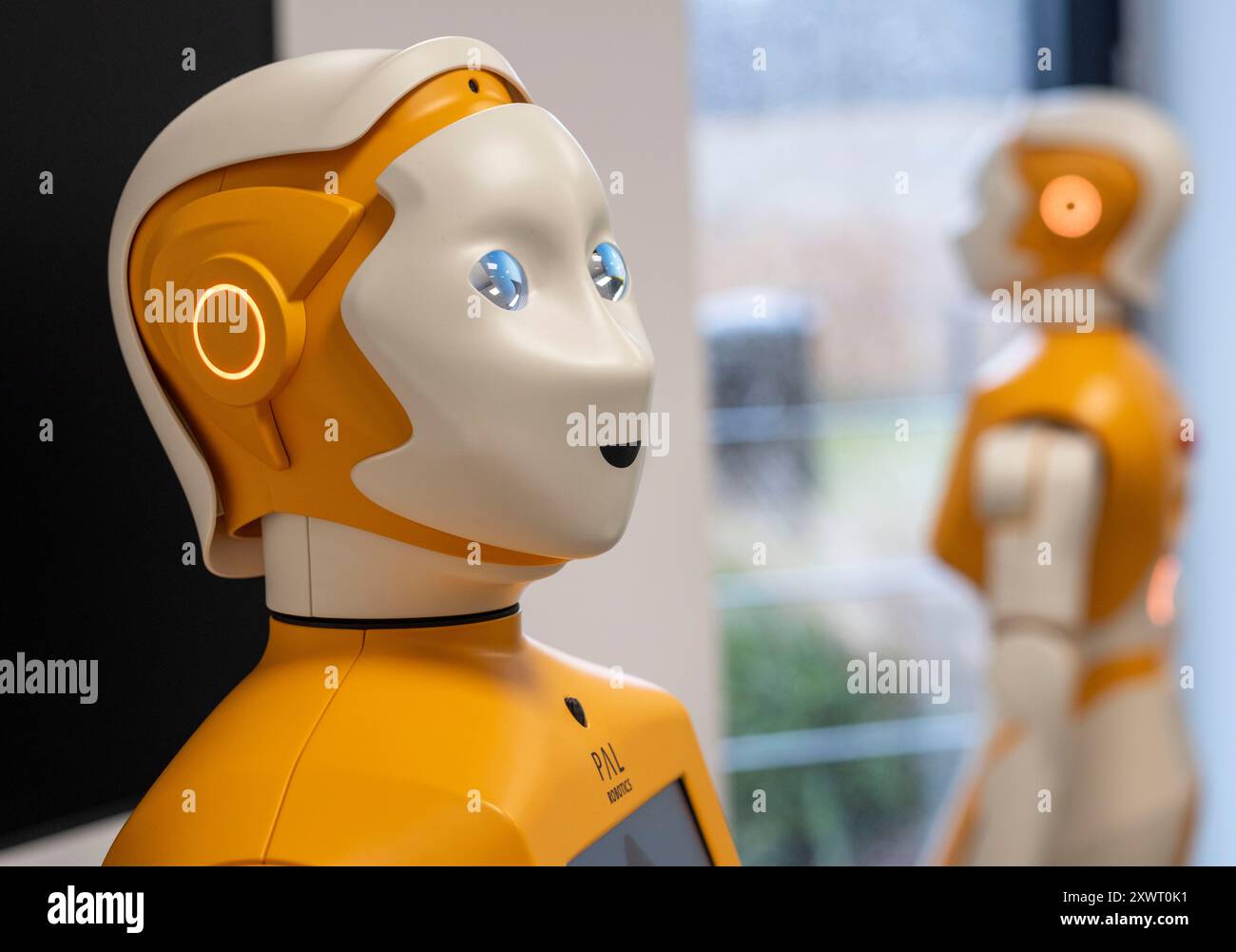 February 9th 2024. Spring demo robot at the National Robotarium, Heriot ...