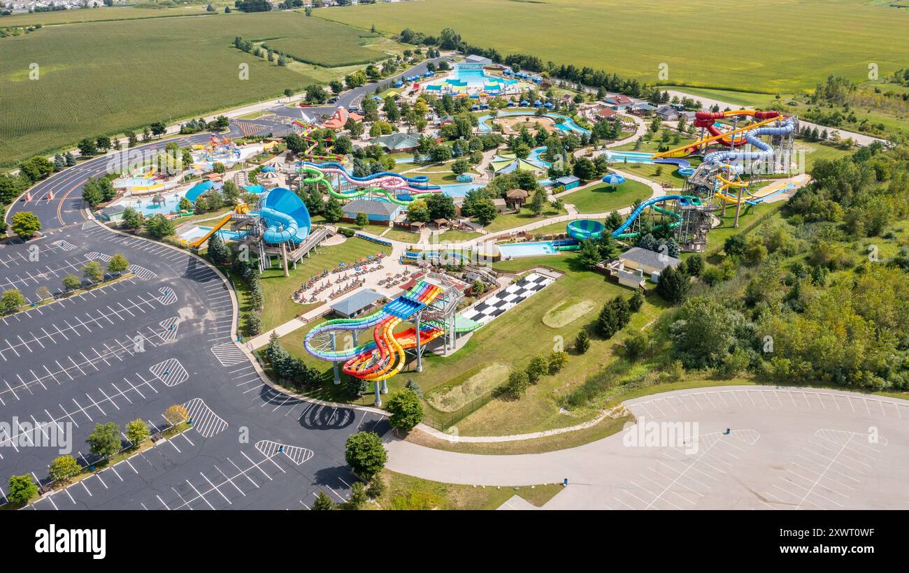 Raging Waves is Illinois' largest water park sitting on 58 acres with ...