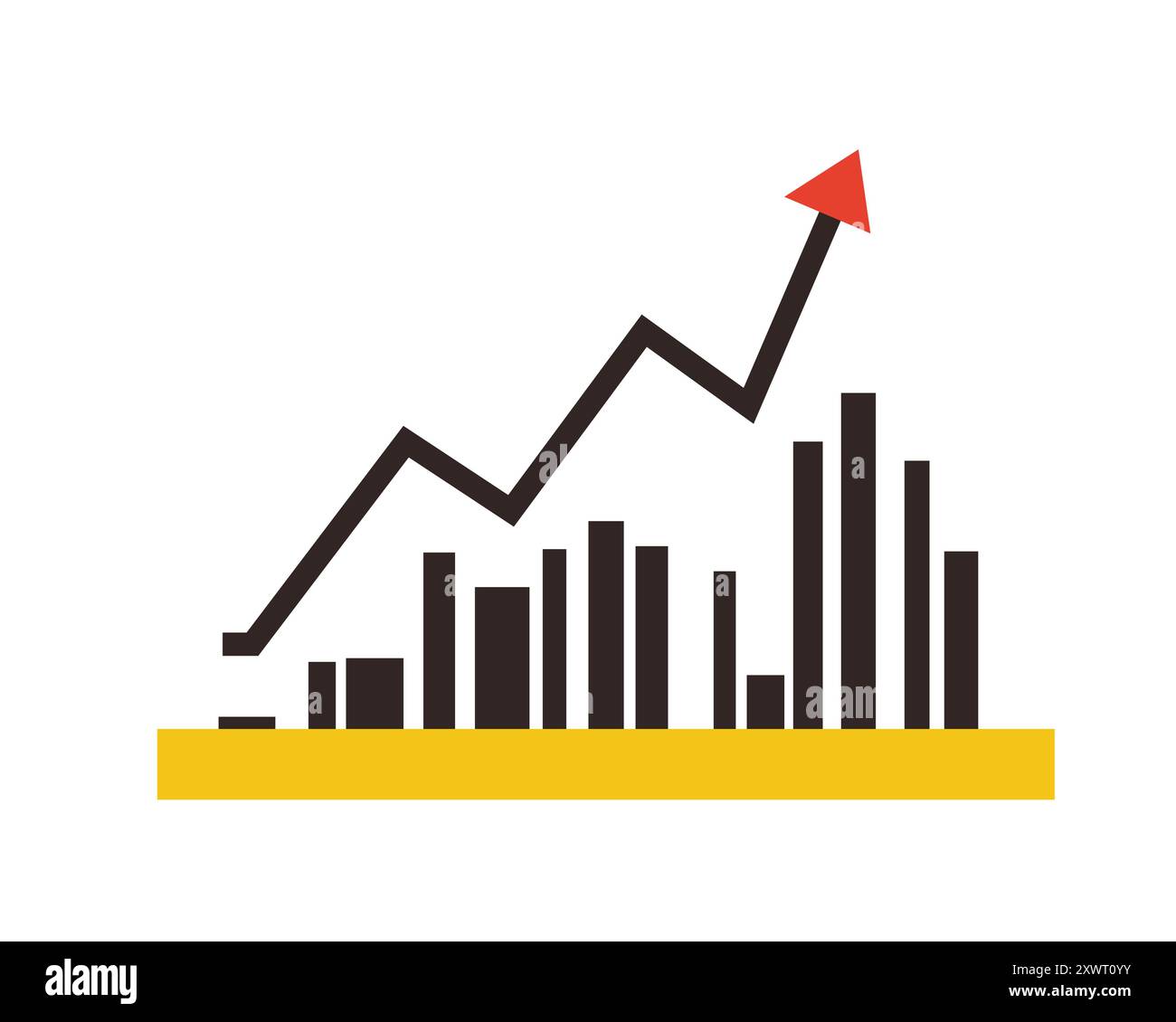 Data analytics on white Stock Vector Images - Alamy