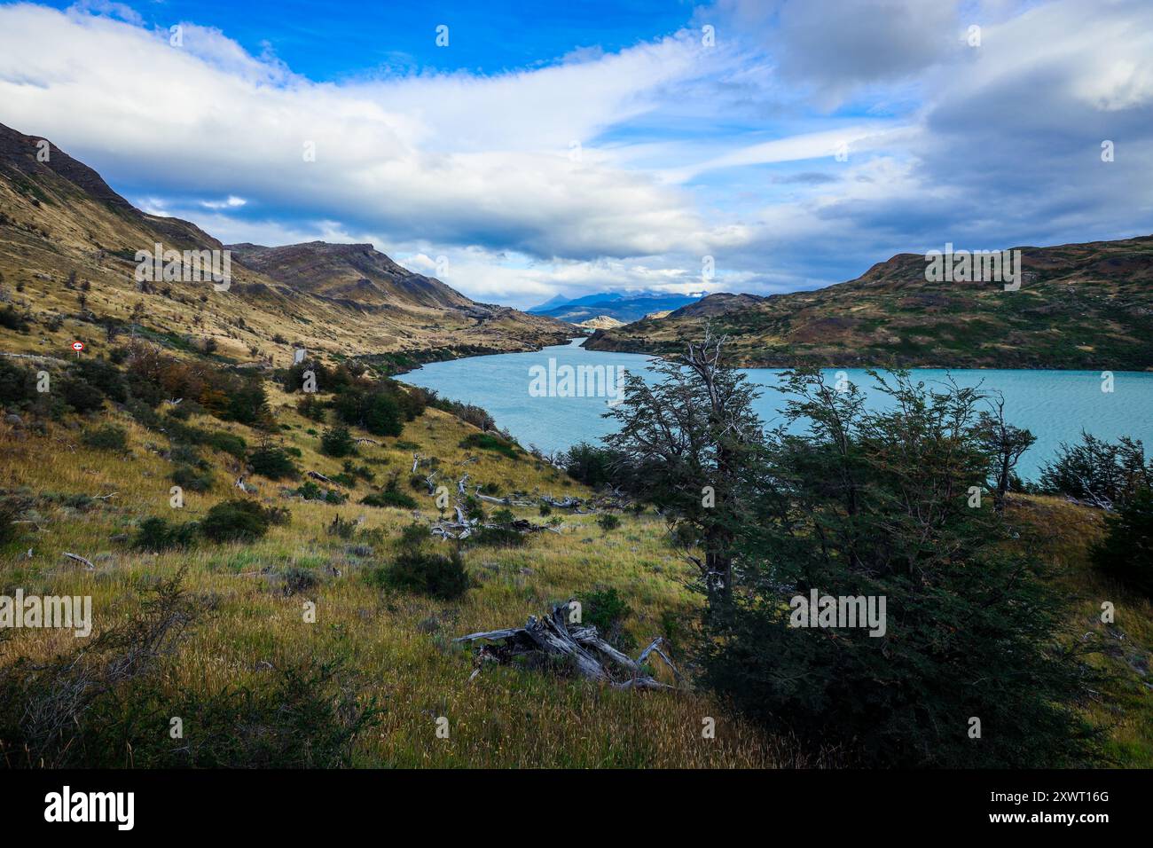 Amazing View to the Landscapes of the Torres Del Paine National Park ...
