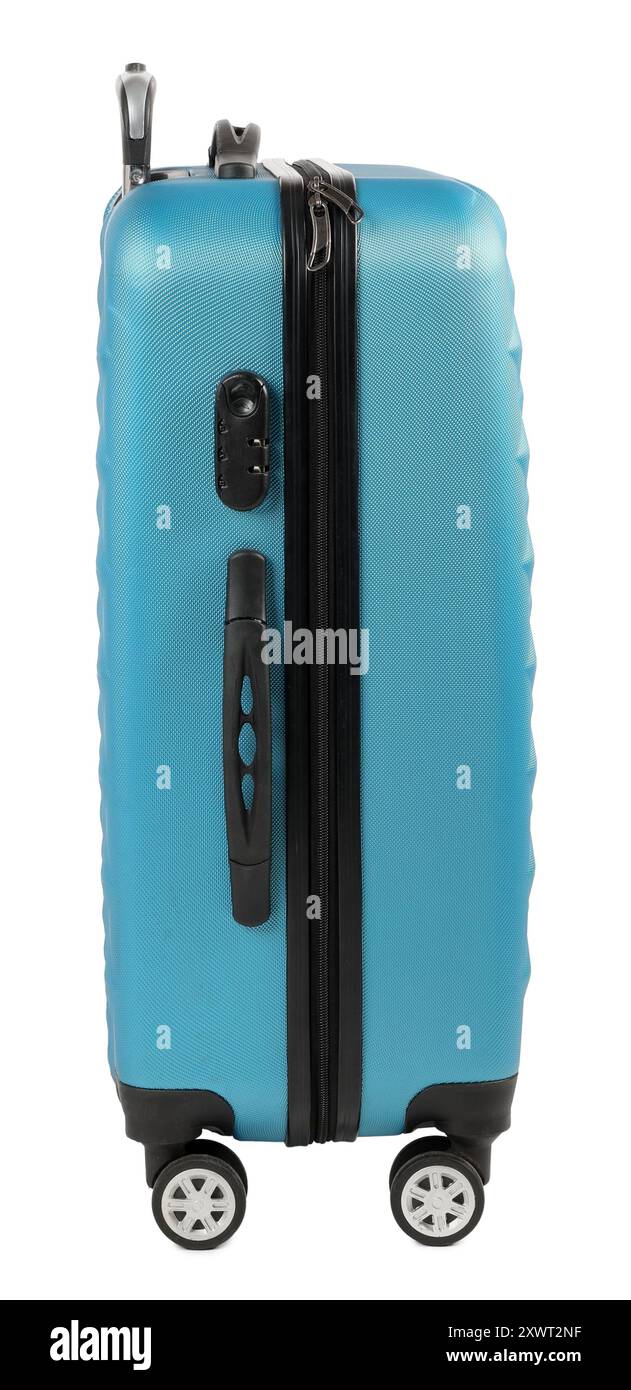 Blue suitcase isolated on hi-res stock photography and images - Alamy