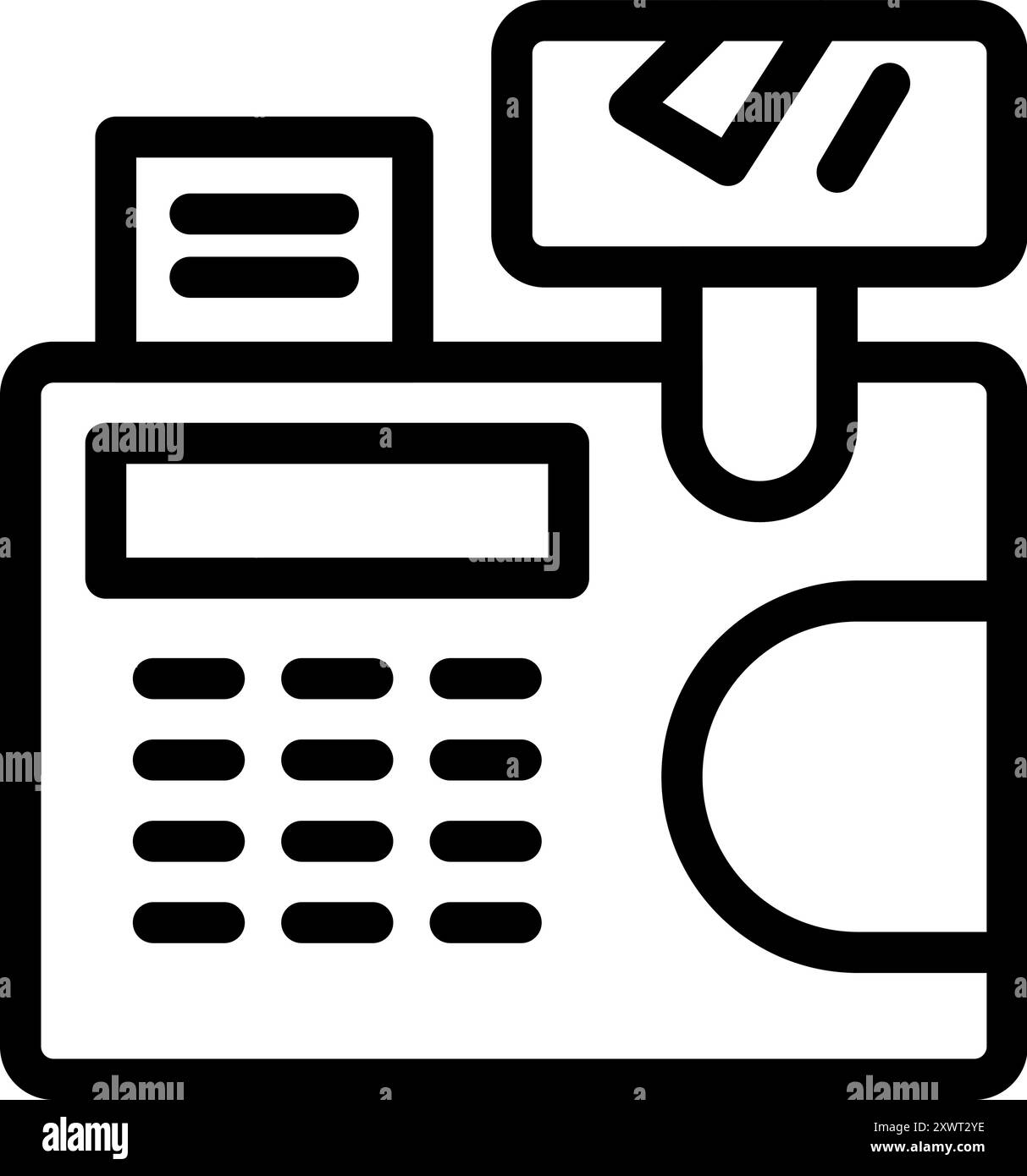 Payment through debit card Black and White Stock Photos & Images - Alamy