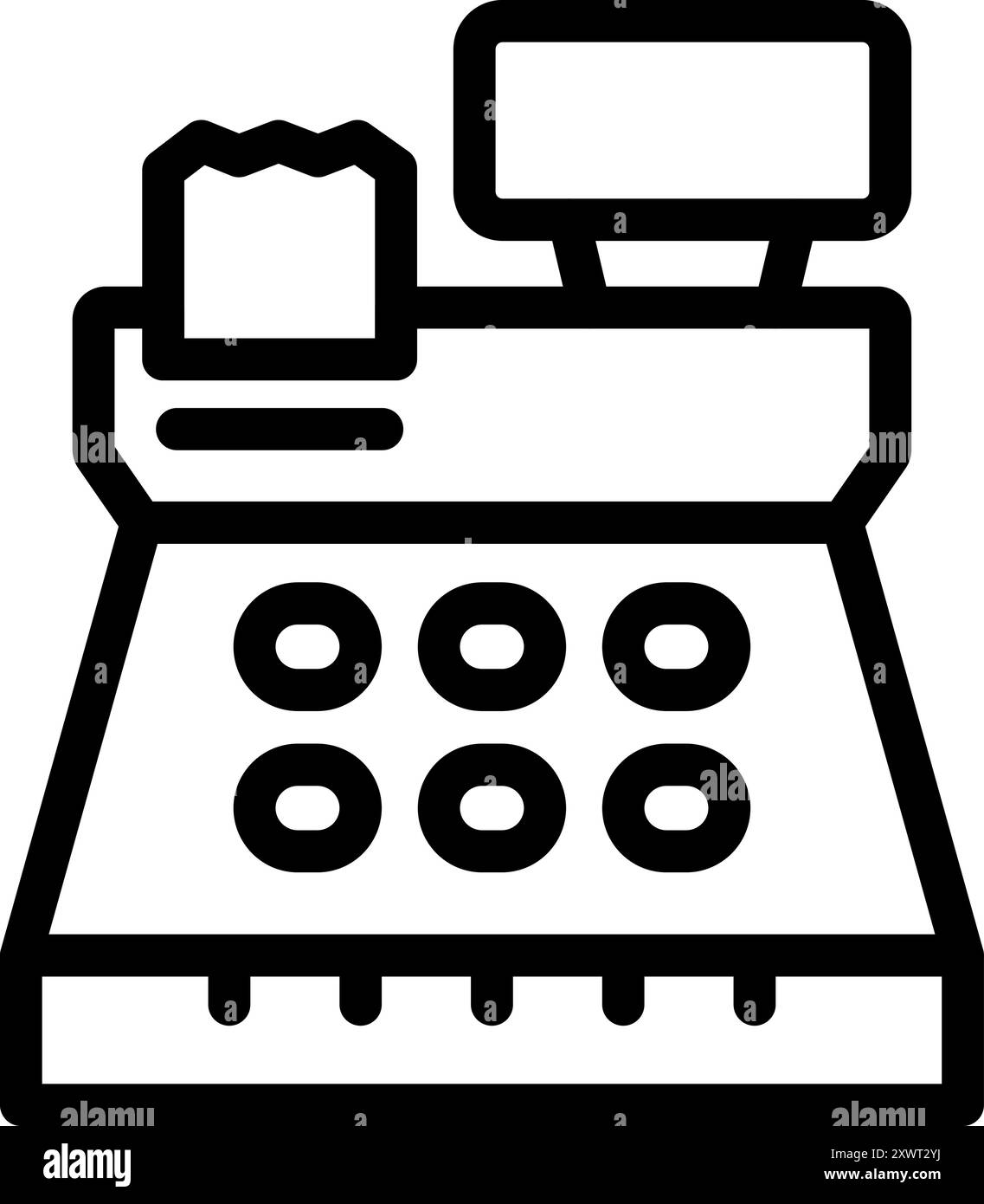 Minimalist payment receipt Stock Vector Images - Alamy