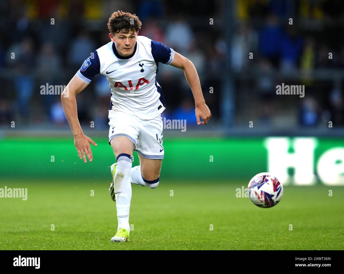 Tottenham Hotspur's Will Lankshear in action during the Bristol Street ...