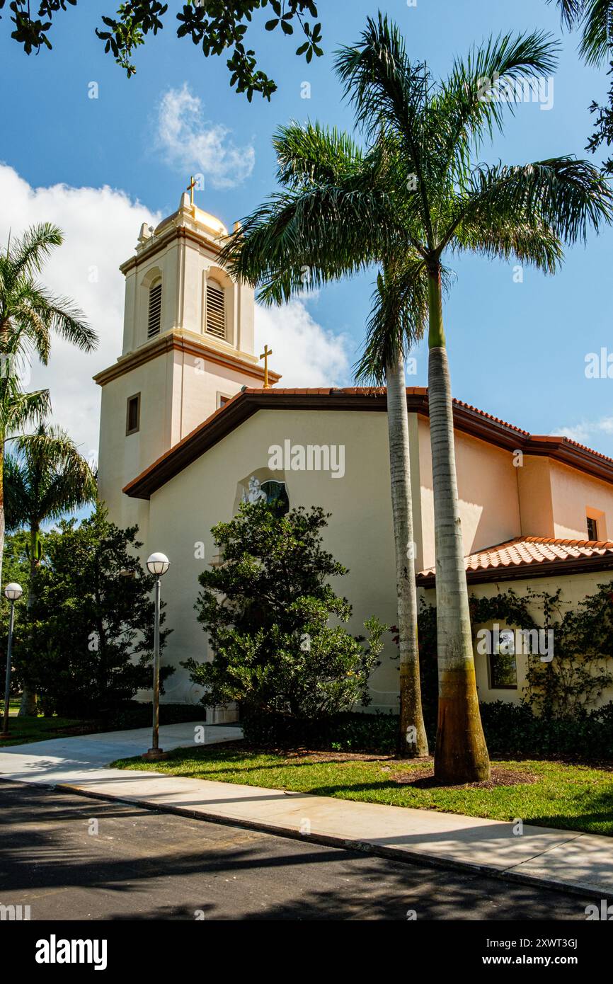 St Christopher Church, SE Federal Hwy, Hobe Sound, Florida Stock Photo ...