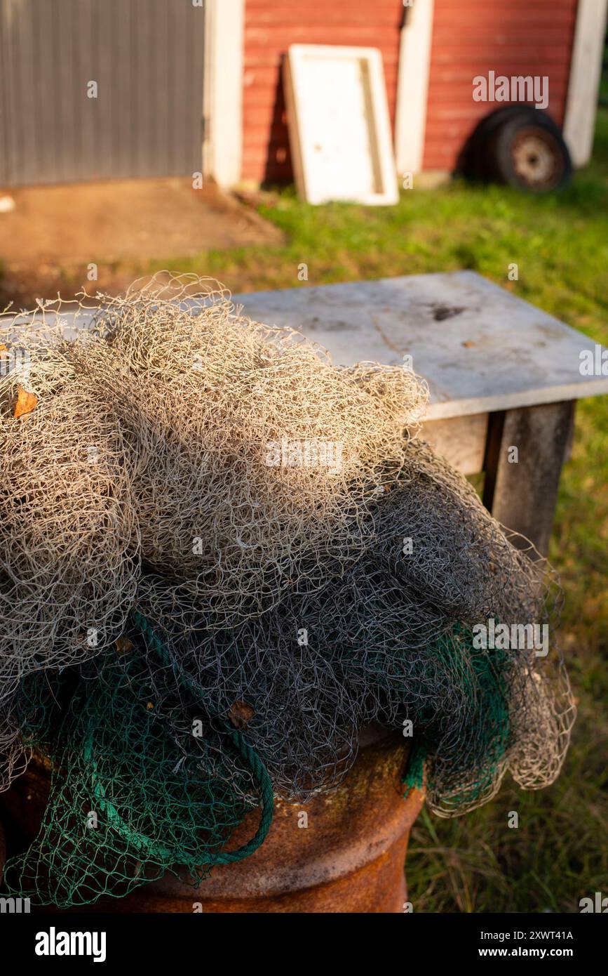 Historical fishing tools hi-res stock photography and images - Alamy