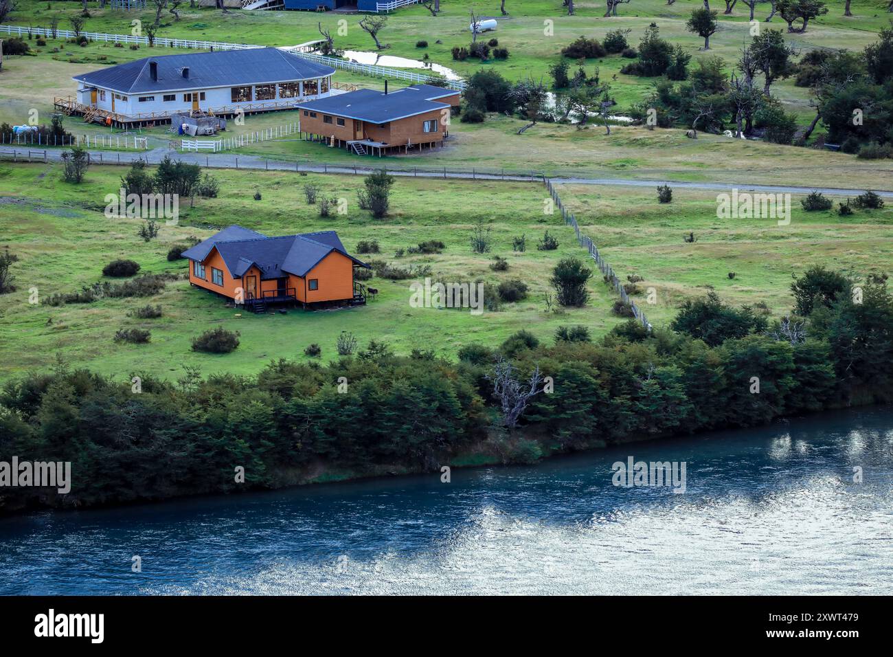 Rural Houses in the Torres Del Paine National Park in Patagonia, Chile ...
