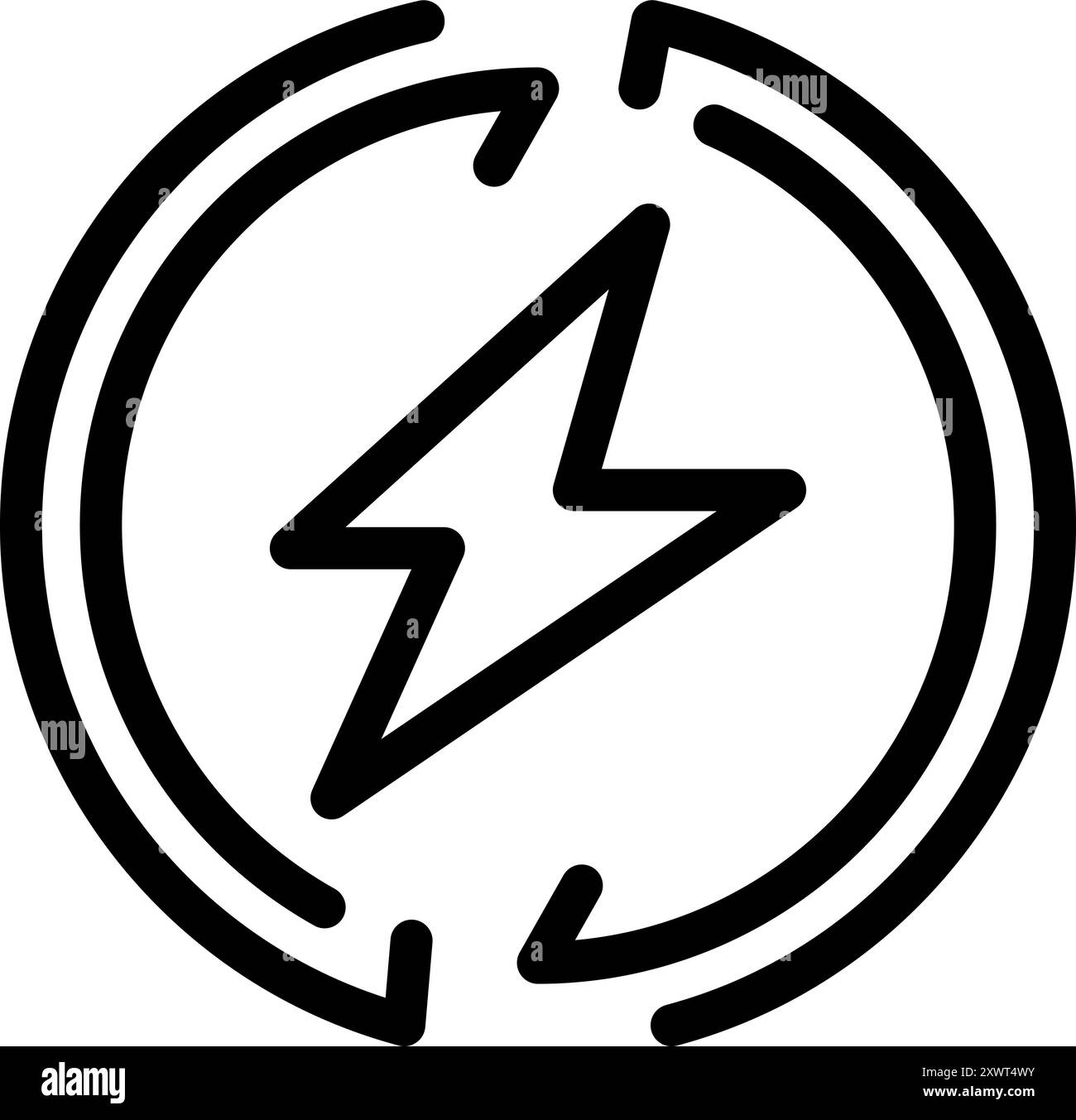 Circular economy concept showing renewable energy is sustainable and ...