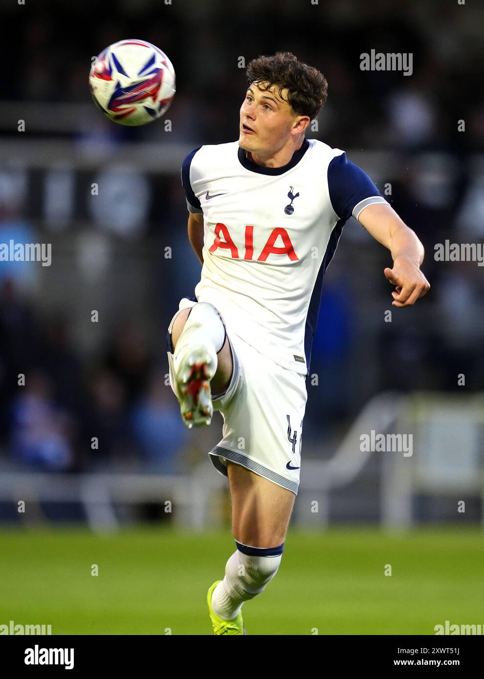 Tottenham Hotspur's Will Lankshear in action during the Bristol Street ...