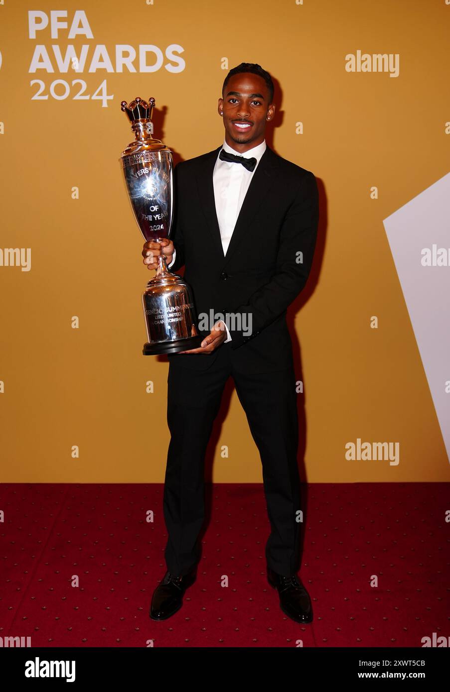 Crysencio Summerville with his PFA Championship Player of the Year ...