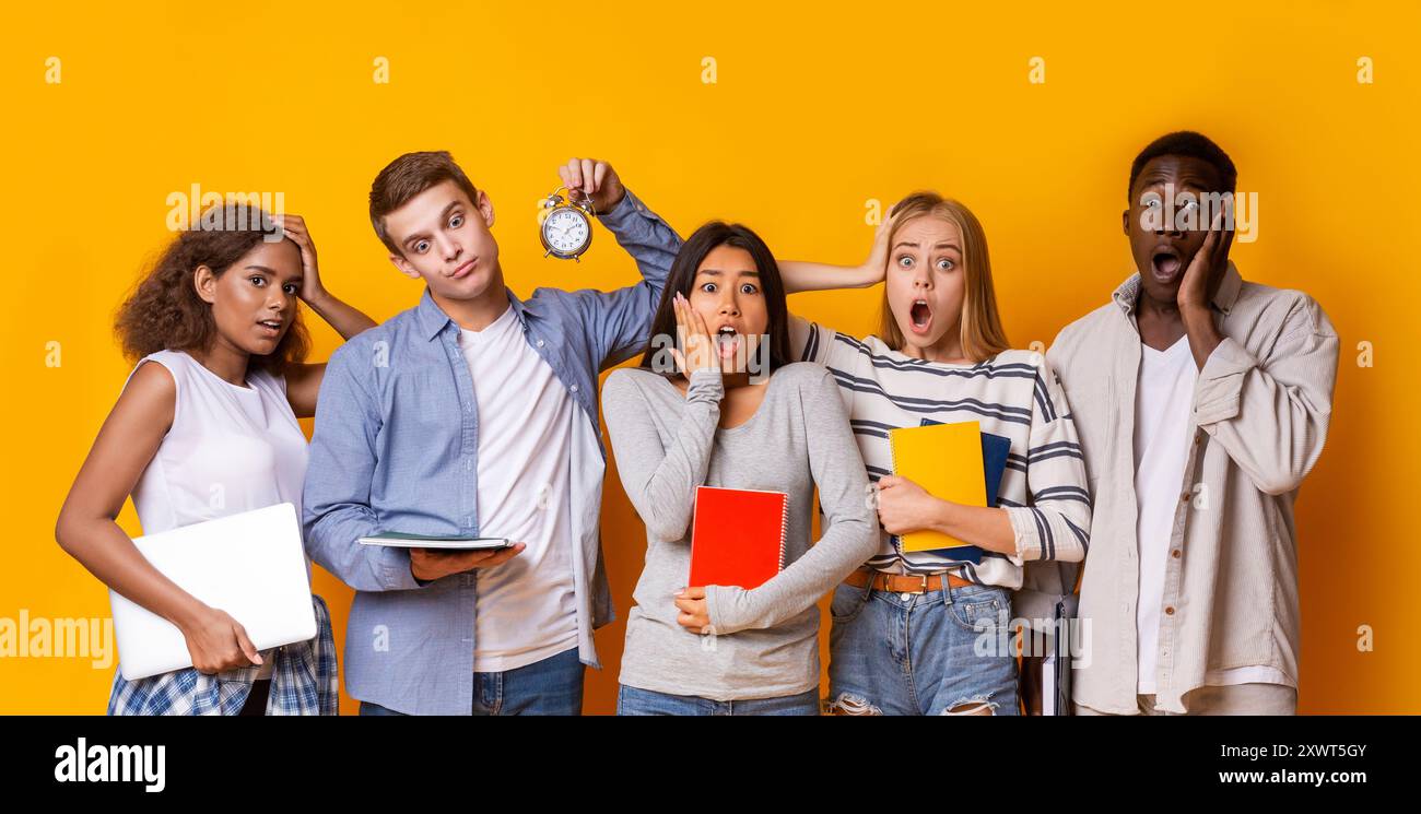 Teenagers stress studying hi-res stock photography and images - Alamy