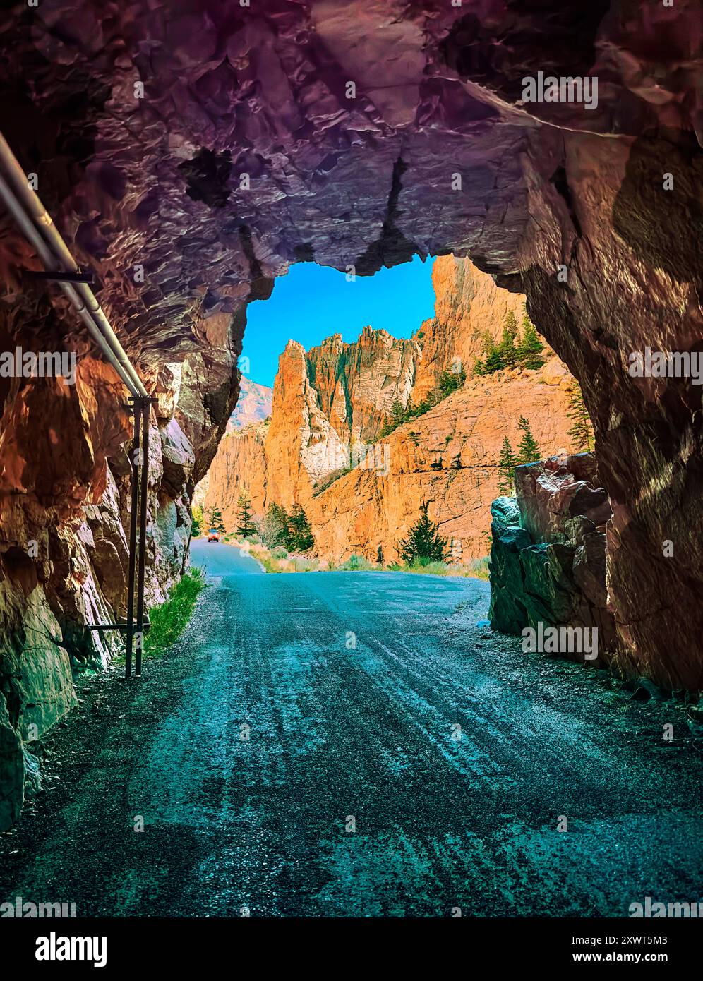 Cody mountain tunnel hi-res stock photography and images - Alamy