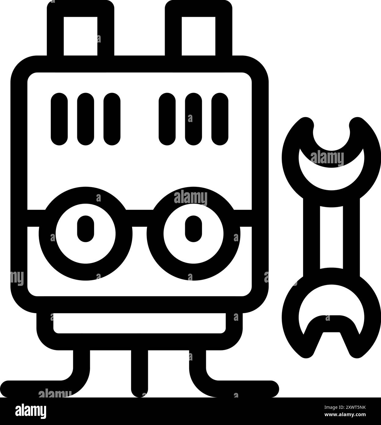 Boiler home broken Stock Vector Images - Alamy