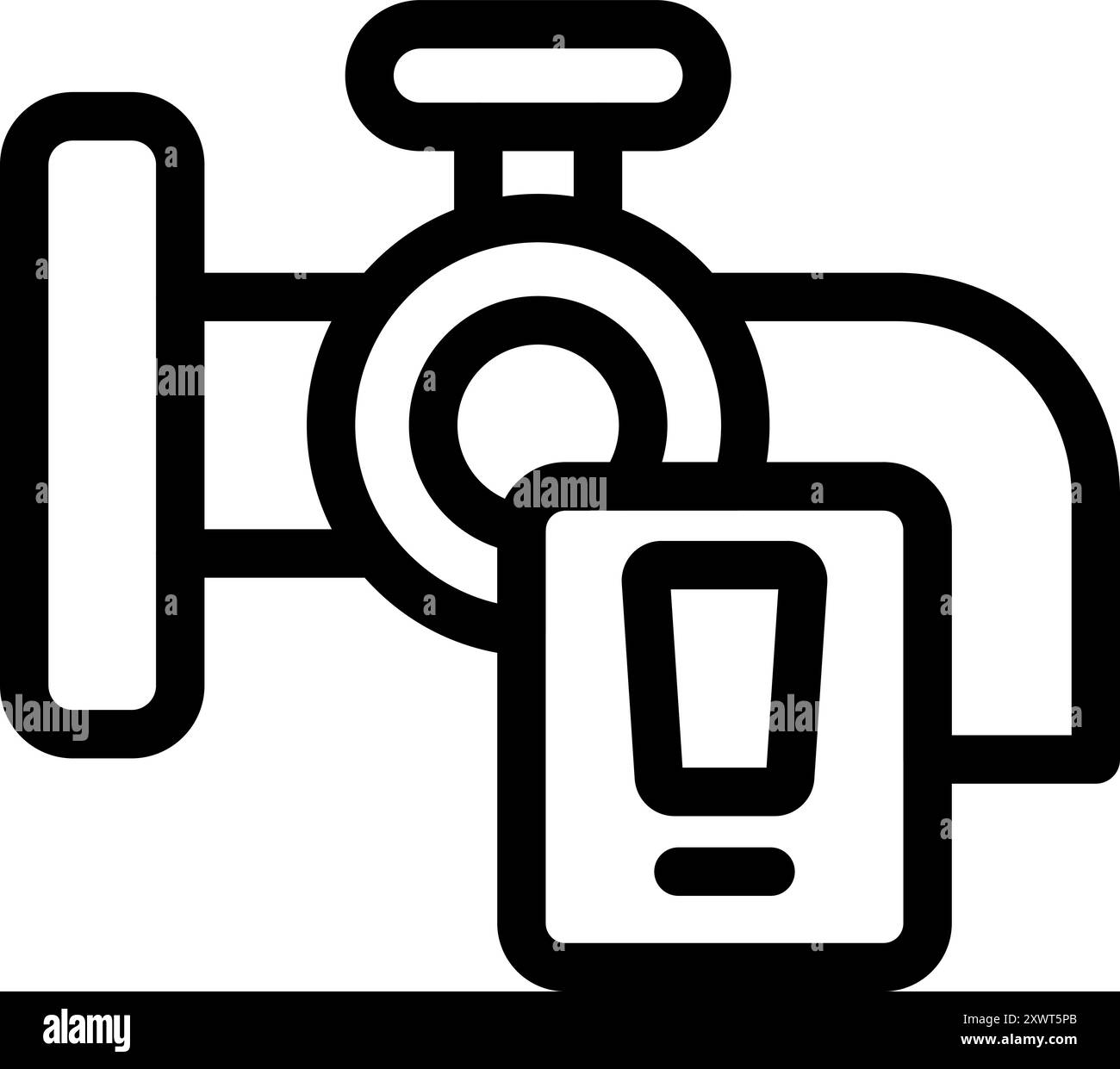 Water shut off Black and White Stock Photos & Images - Alamy