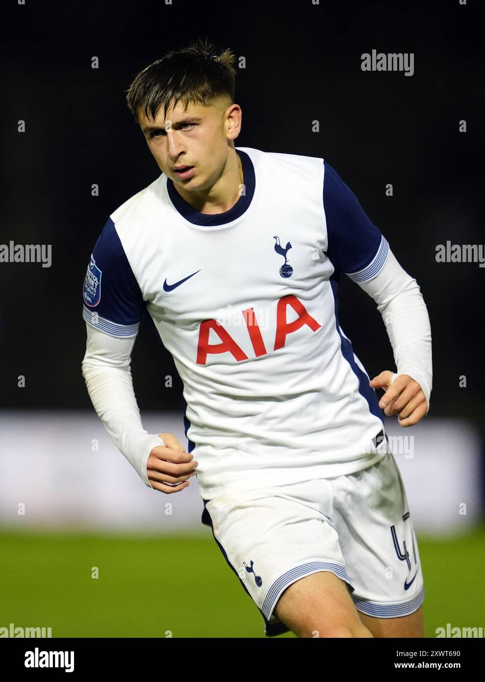 Tottenham Hotspur's Mikey Moore during the Bristol Street Motors Trophy ...