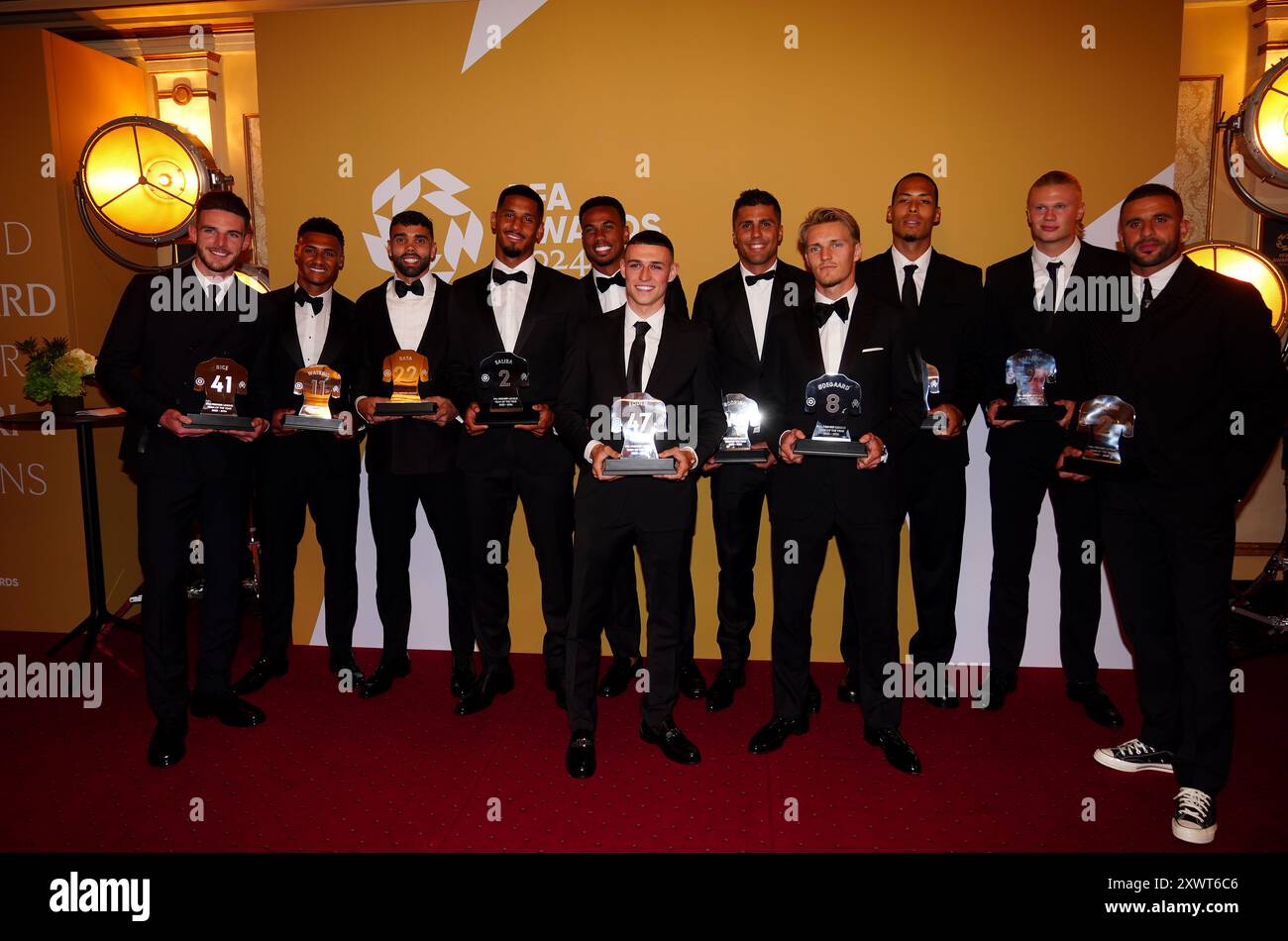 Premier League team of the year winners Declan Rice, Ollie Watkins ...