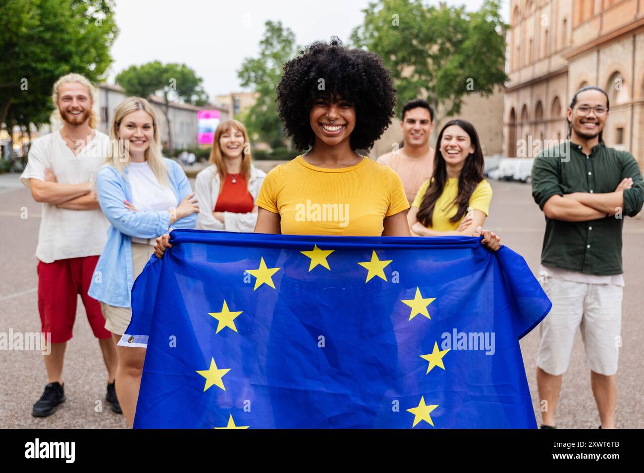 Millennial European African American Hi Res Stock Photography And