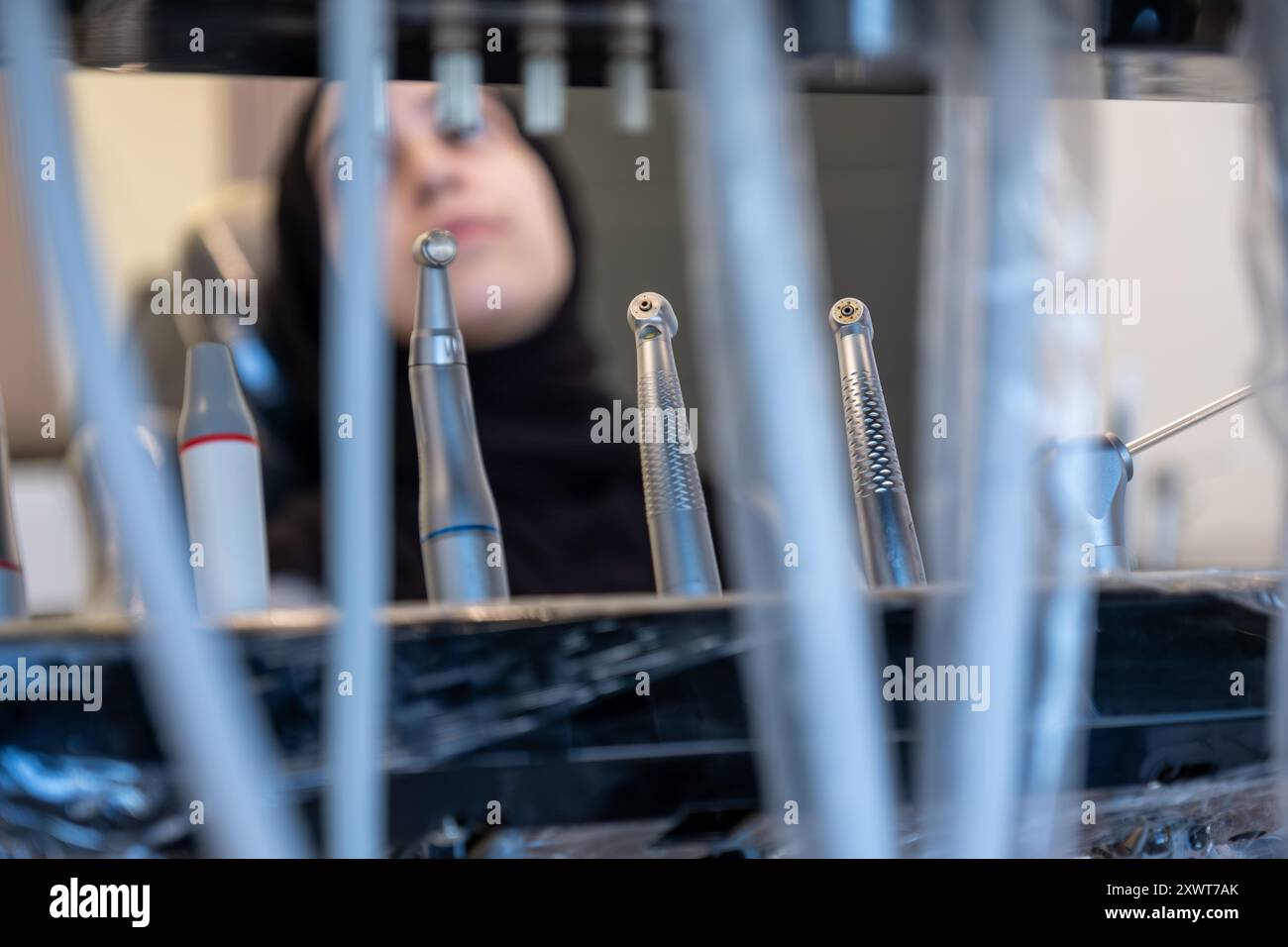 Orthodontic specialist female diagnosis jaw hi-res stock photography ...