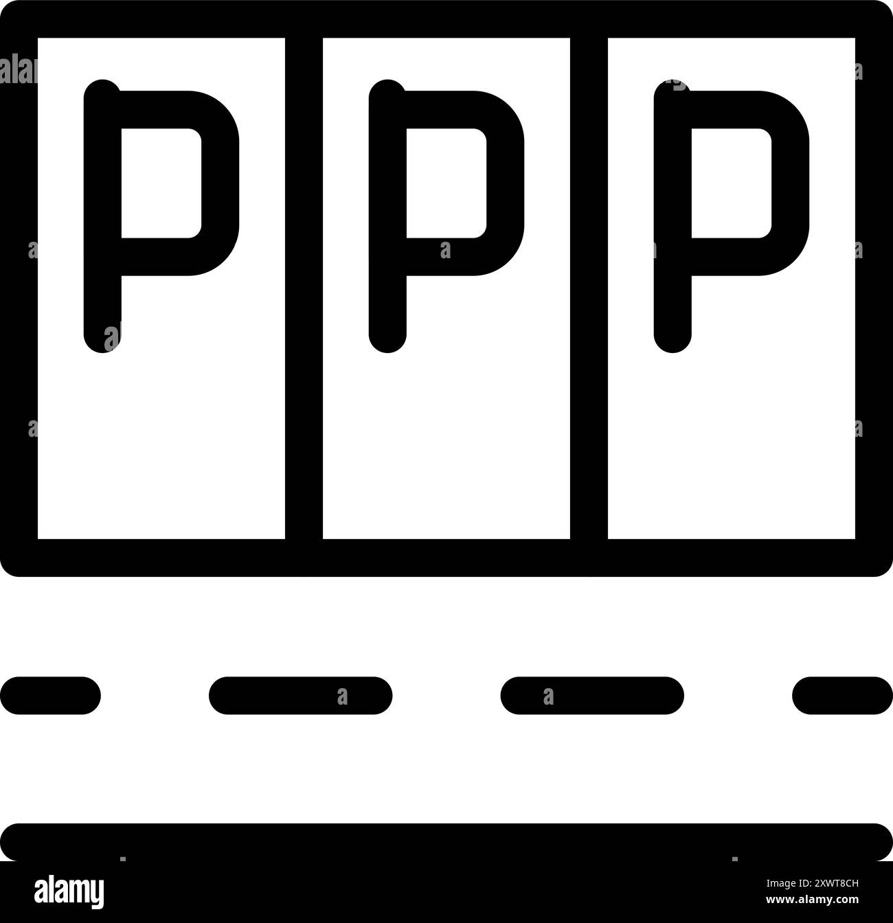 Car parking spots Stock Vector Images - Alamy