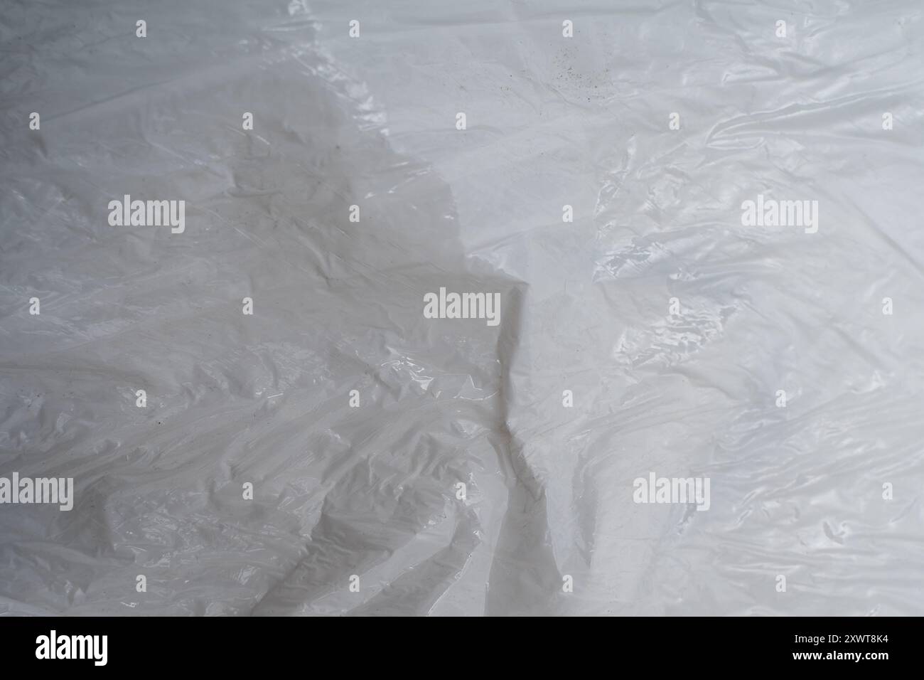 Turquoise Crumpled PE Film Texture, Close-Up Film, Background Design ...