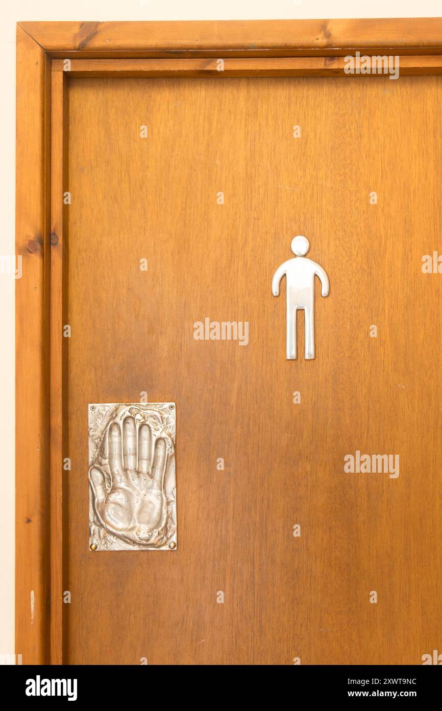 Engraved restroom sign hi-res stock photography and images - Alamy