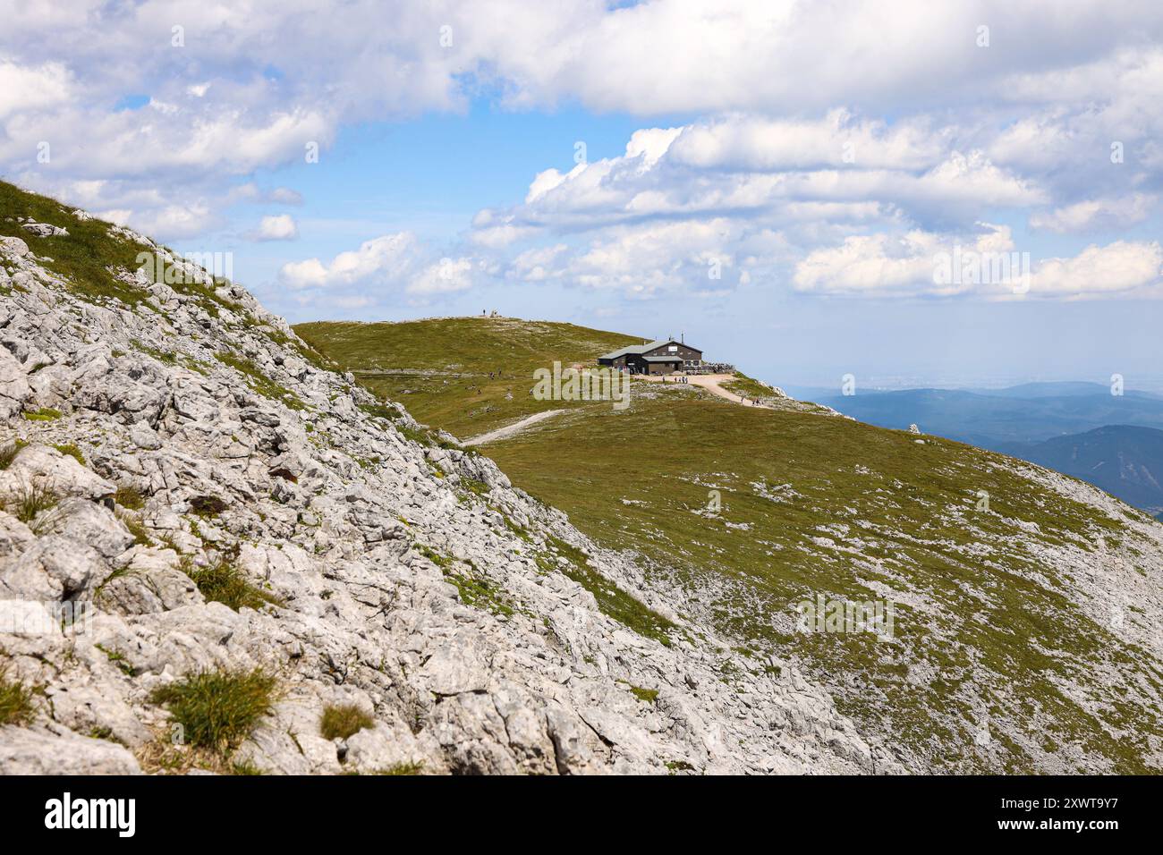 Hut fischerhutte at schneeberg hi-res stock photography and images - Alamy