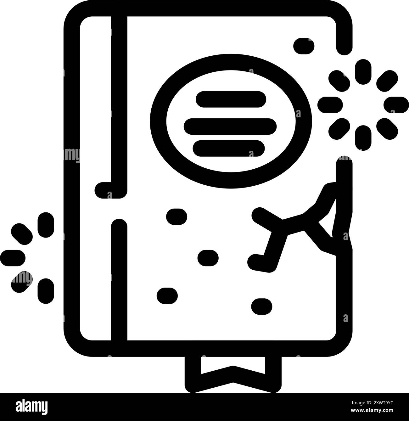 Radiating particles Cut Out Stock Images & Pictures - Alamy