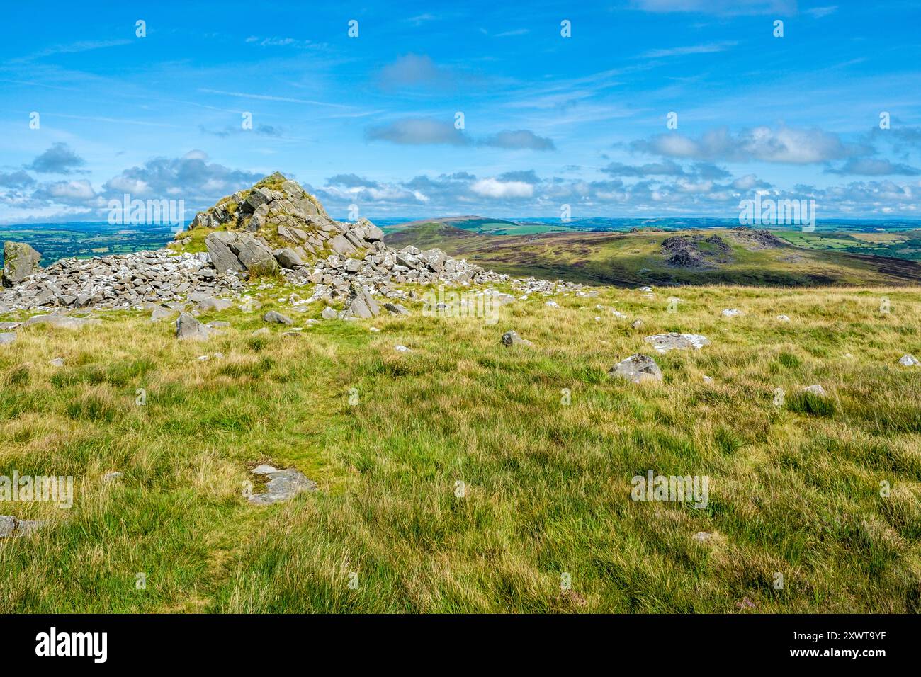 Carnalw site of an iron age settlement on Mynydd Preseli ( the Preseli ...