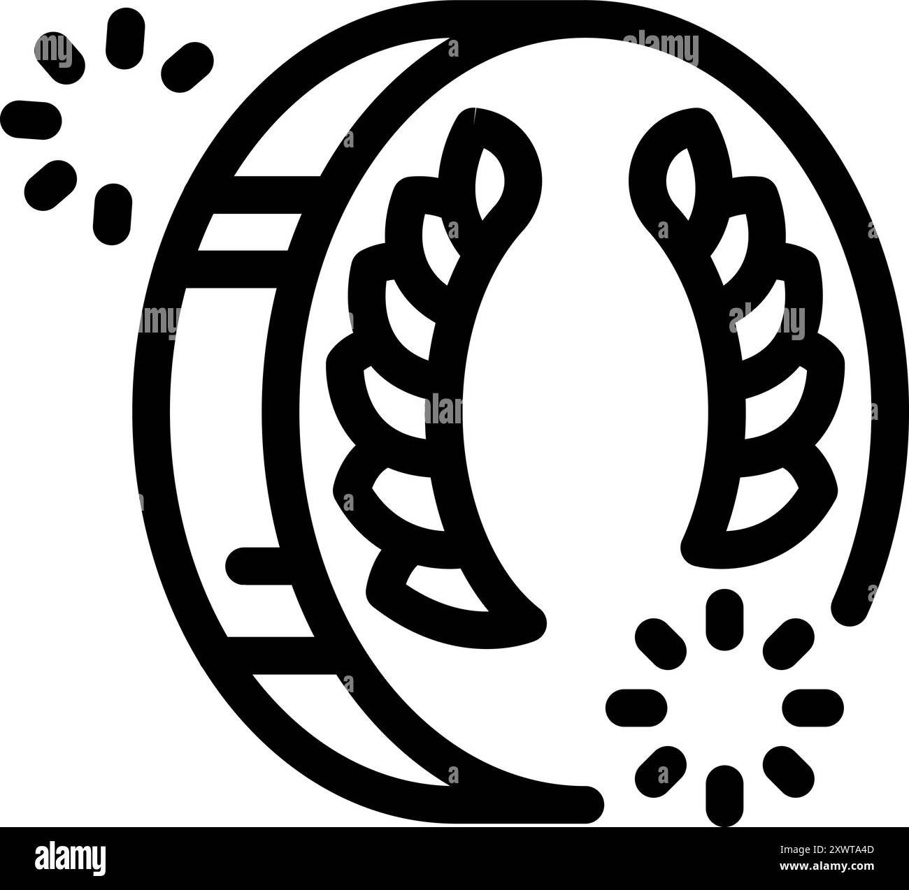 Winning and celebrating the gold medal Stock Vector Images - Alamy